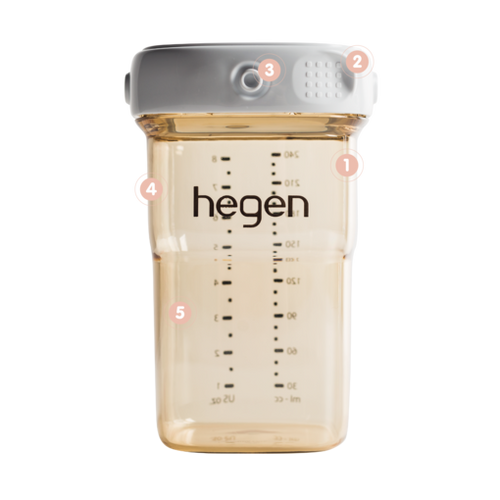 Hegen PCTO™ 240ml/8oz Breast Milk Storage PPSU, 2-Pack